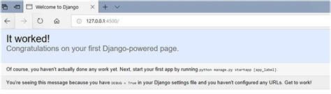 Django How To Create First Web Application