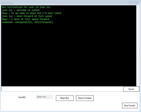 Step 4 Manage The Dialog With The Bot Synbot Plugin Tutorial