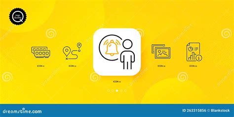 Ram Journey And User Notification Minimal Line Icons For Web Application Printing Vector