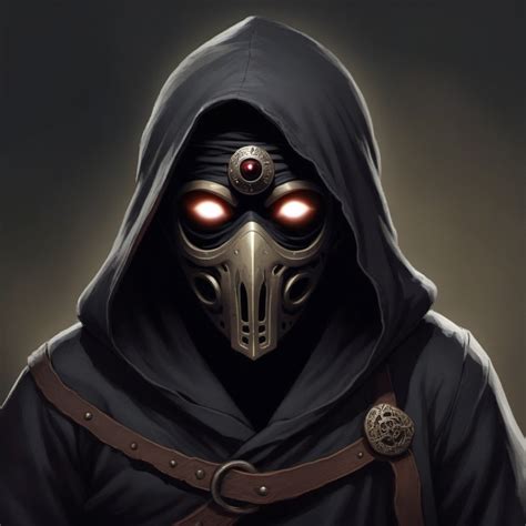 Cultist Assasin In Red And Black Commander Uniform He Has The Powers Of