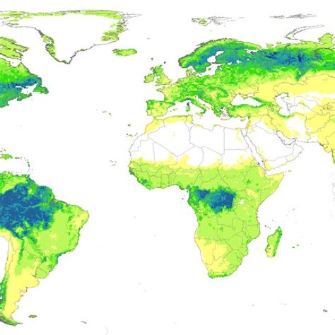 Estimated Global Carbon Biomass Obtained From The Global Fuelbed