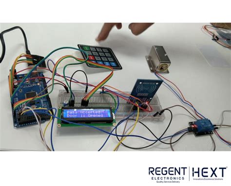Rfid And Password Based Door Lock System Using Arduino Regent Electronics