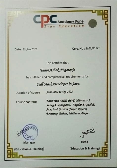 Tanvi Nagargoje On Linkedin Fullstackdeveloper Java