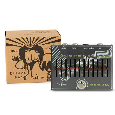 Caline Cp 81 10 Band Eq Guitar Pedal With Volume And Gain This Shop