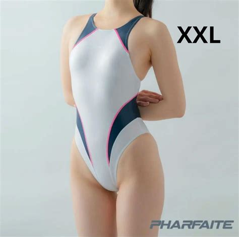 パルフェット〈sgs素材〉クロッチレスクロスバック競泳水着 ホワイト Xxl メルカリ