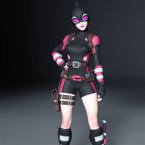 Fortnite Gwenpool For Genesis 8 And 9 By Vfoxgames