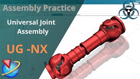 Siemens Unigraphics Nx Universal Joint Assembly Tutorials Youtube