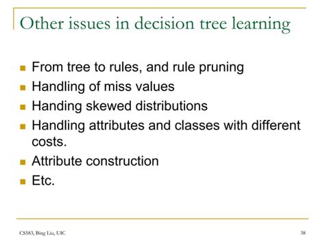 Cs583 Supervised Learningppt