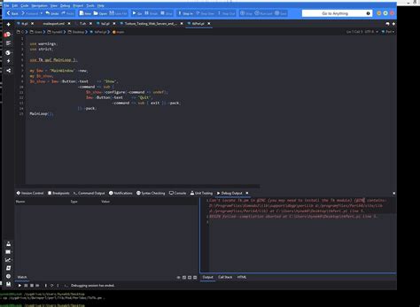 Perltk Doesnt Work Perl Activestate Community