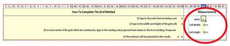 Calculating Earthworks Cut And Fill With A Spreadsheet Grid Method