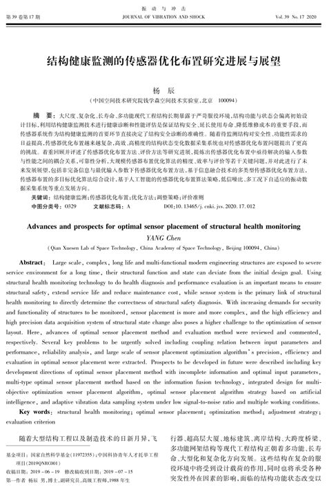 pdf advances and prospects for optimal sensor placement of structural