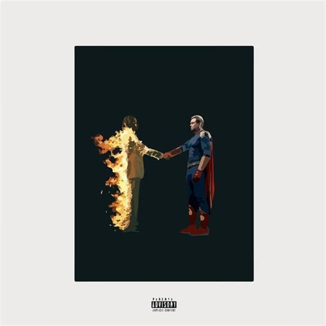 Metro Boomin Homelander Heroes Vs Villains Poster Album Cover Album