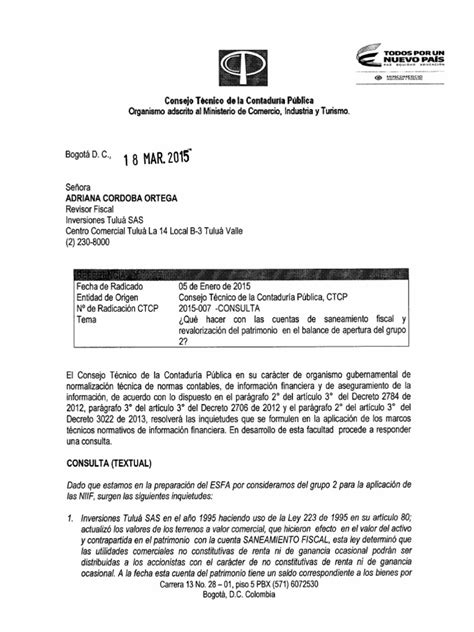 Concepto Ctcp Revalorizacion Del Patrimonio Pdf