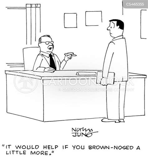 Brown Nosing Cartoons And Comics Funny Pictures From Cartoonstock