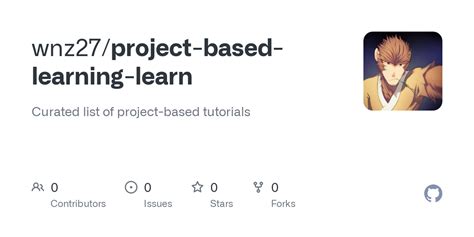 github wnz27 project based learning learn curated list of project