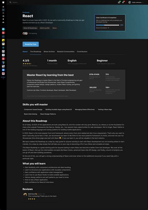 rong liew on linkedin react learning coding