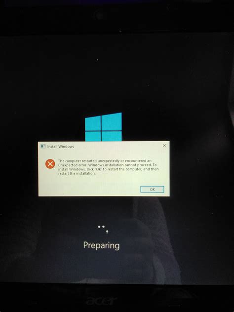 Will My Laptop Ever Reinstall Windows Acer Community