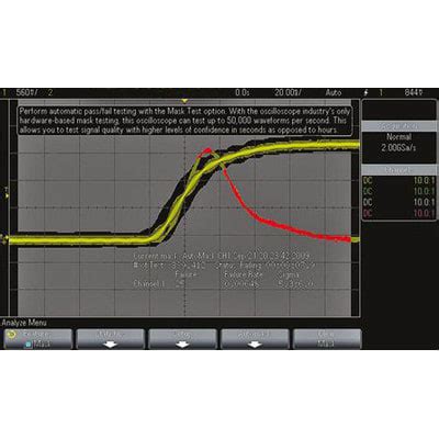 Keysight Technologies DSOX2MASK Mask Limit Testing For 2000X Series Oscilloscopes License RS