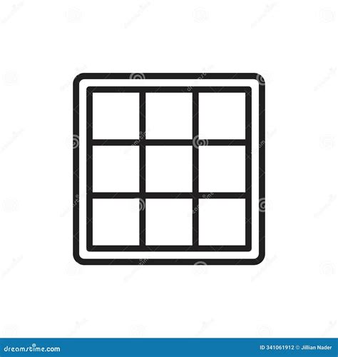 Off The Grid Icon Black And White Vector Outline Sign Cartoondealer