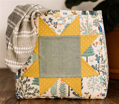 Create Your Own Patchwork Storage Cube Quilted Dreams Quilt Pattern