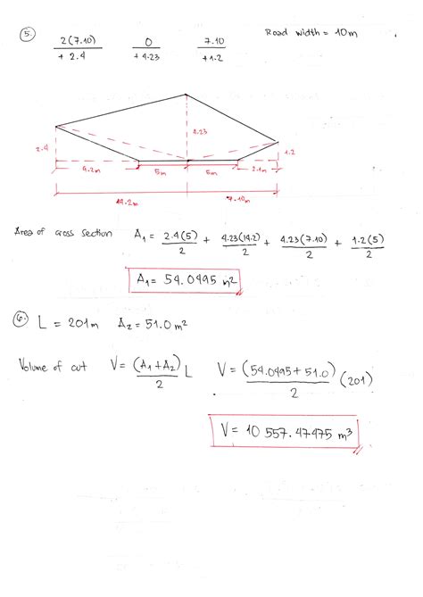 [solved] 5 given the following cross section find the area of the