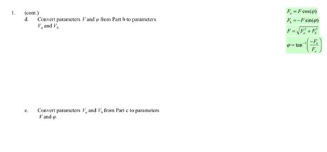 Solved Final Answer 1 Consider The Sinusoid 1 Shown