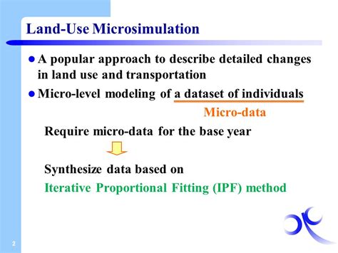 1 Modifiable Attribute Cell Problem In Population Synthesis For Land