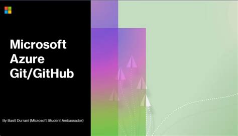 Basit Durrani On Linkedin Microsoftevent Microsoftazure Github Git