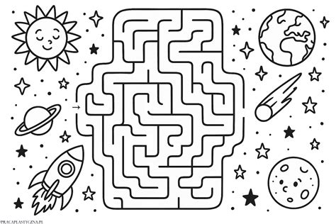 Labirynt Do Druku Dla Dzieci Odkryj Nowe Pomysły Na Prace Plastyczne