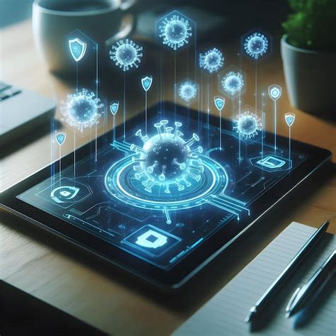 3d Laptop Icon With Holographic Ai Qa And Testing Elements Modern