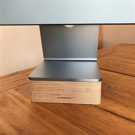 Minimalist Wooden Stand For The 24 Imac From 2021 Onwards Or The New