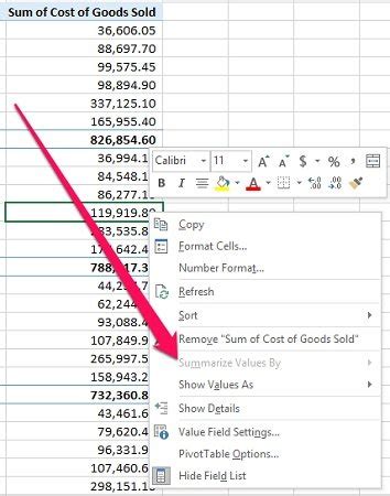 How To Remove Calculated Field From Pivot Table 2017 Excel Spreadsheet