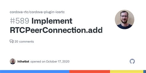 implement rtcpeerconnection addtransceiver · issue 589 · cordova rtc