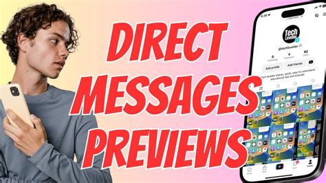 How To Disable Direct Messages Previews In TikTok Full Guide YouTube