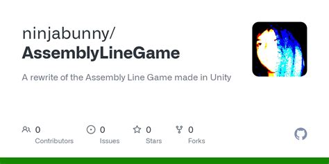 Github Ninjabunnyassemblylinegame A Rewrite Of The Assembly Line