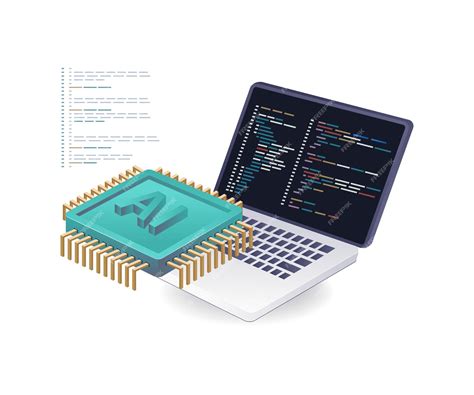 Premium Vector Artificial Intelligence In Programming Language Data