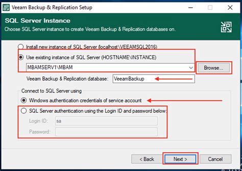 Install Veeam Backup And Replication With Dedicated Sql Server