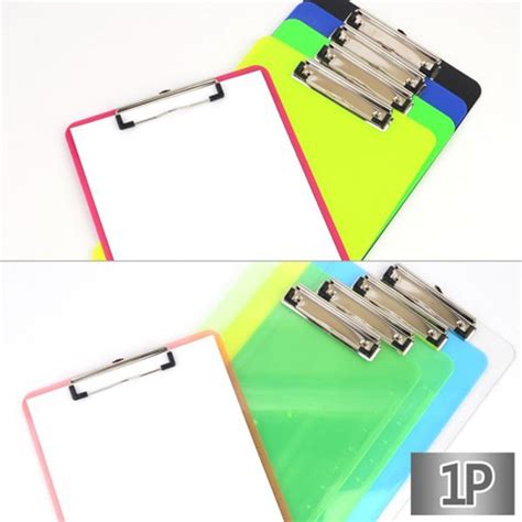 아이월드 투명 컬러 파스텔 A4 화일판 결제판 서류정리대 종이트레이 서류함 책상정리 꽂이 깔끔한자료정리 서류정리 문구사무