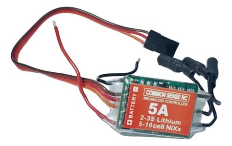 Common Sense Rc Speed Controller Brushless 5a Z Series Frete Grátis