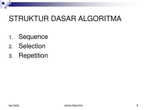 Ppt Struktur Dasar Algoritma Powerpoint Presentation Free Download
