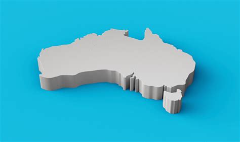 호주 3d 지도 지리 지도 제작 및 토폴로지 바다 블루 표면 3d 그림 0명에 대한 스톡 사진 및 기타 이미지 0명 개념
