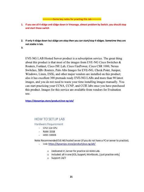 Sd Wan Practice Lab 1 Workbook Sample Pdf