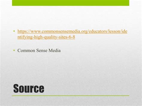 Evaluating Websites Ppt