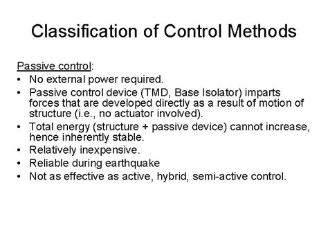 Civil Engineering Applications Of Vibration Control Structural Control