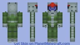 Principality Of Zeon Pilot Suit 0079 Minecraft Skin
