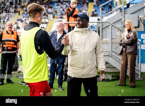 Odense Denmark 03rd May 2025 Melvin Kakooza Before The Nordicbet League Match Between Ob And