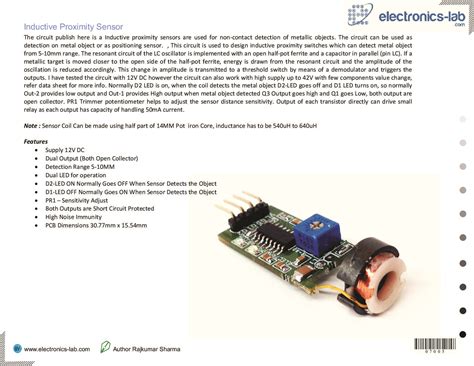 Inductive Proximity Sensor Electronics