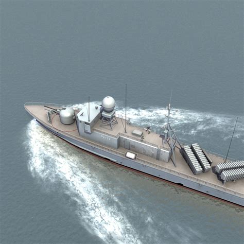 Gepard Class Fac 3d Model 149 Max X Wrl Obj Flt Fbx Dwg Dae 3ds 3dm Unknown Free3d