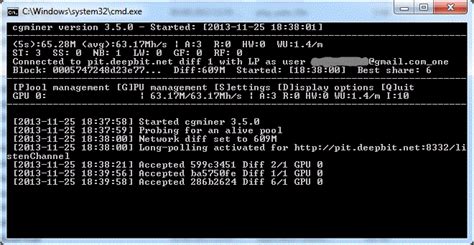 Cgminer Balance Not Going Up In Deepbit After Mining Bitcoin Stack