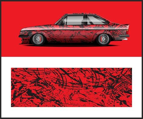 벡터 스포츠 그래픽을 위한 레이싱 카 랩 디자인 프리미엄 벡터